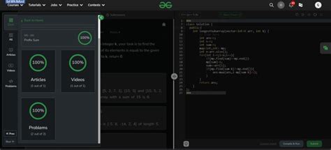 Lavanya Saxena On Linkedin Gfg160 Geekstreak2025 Geeksforgeeks 160daysofcode Dsa Prefixsum