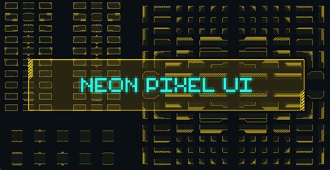 Pixel Neon Ui Asset Pack By Asrigu