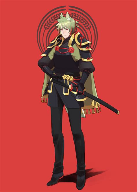 鎧のキャラクター スキマ イラスト依頼キャラ販売ならSKIMA