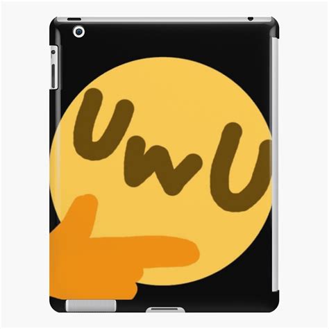 Funny Uwu Emoji Face Ipad Case And Skin For Sale By Riv0x Redbubble