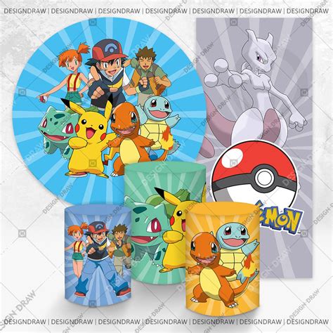 Pokemon 8 Sublimados Mirian