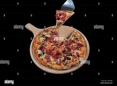Mixed Pizza Pizza Olives Mushrooms Tomato Cheese Sauce And More
