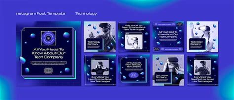 Technology Instagram Posts Psd 33 000 High Quality Free Psd Templates For Download