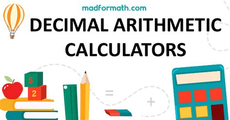 Decimal Arithmetic Calculators