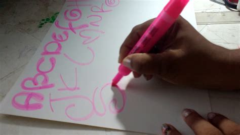 Cómo hacer letra Timoteo paso a paso En Abecedario y con colores y
