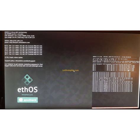 [free ] Ethos Mining Os With Remote Support Tv And Home Appliances Tv And Entertainment