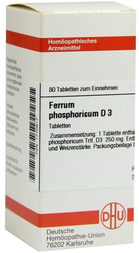 Ferrum Phos. D3 80 Tabletten kaufen | Volksversand Versandapotheke