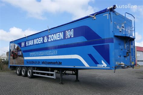 Stas S ZX m³ Alcoas SAF Axle s Toolbox Belgium T walking floor semi trailer