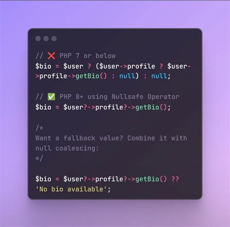 How To Use Php 8s Nullsafe Operator Mukund Bharti Posted On The