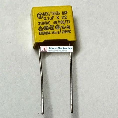 Je 310v Yellow Capacitor For Fans 5 Mfd At ₹ 120piece In New Delhi