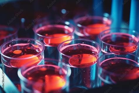 Dna Extraction Process From Cells Dna Background Generative Ai Stock