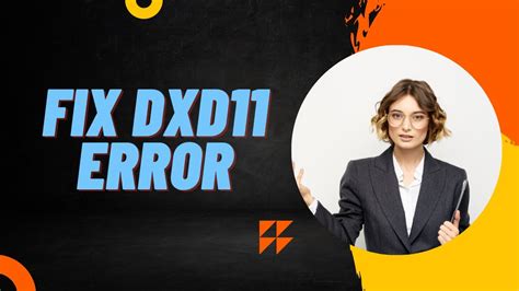 how to fix dxd11 error while running a game youtube