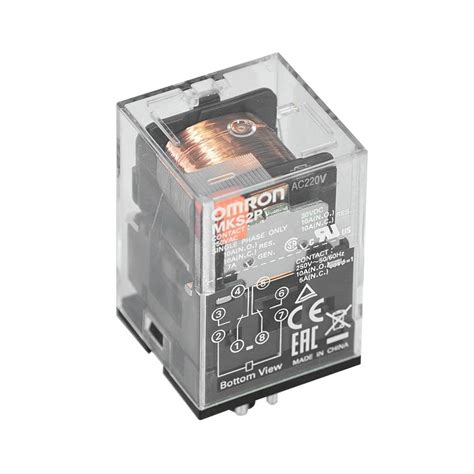 Mks2p220v Omron Relay 220vac รีเลย์ 8 ขา Coil Voltage 10a Winwinpoolshop