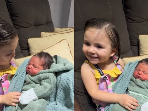 Mamá Lo Compró La Tierna Reacción De Una Niña Al Conocer A Su