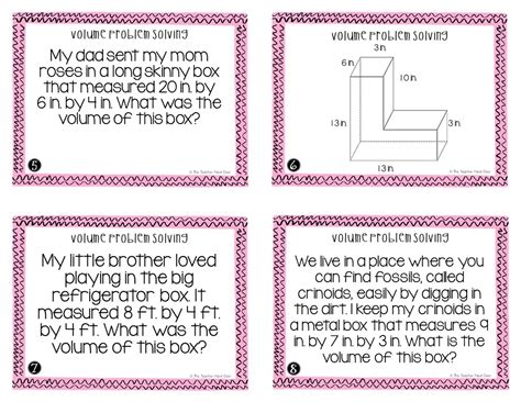5th Grade Volume Word Problems Worksheets All Grade Math Worksheets