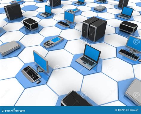 Computer Network Stock Illustration Illustration Of Ideas 4457914