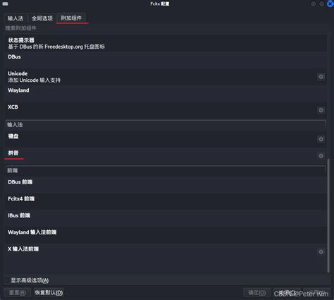 Kali Linux 安装配置中文输入法 Fcitx5kali Fcitx Csdn博客