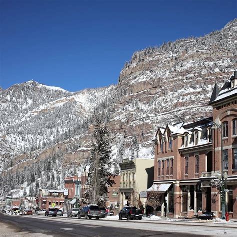 Spend The Heart Of The Winter Season In Ouray Colorado Twin Peaks