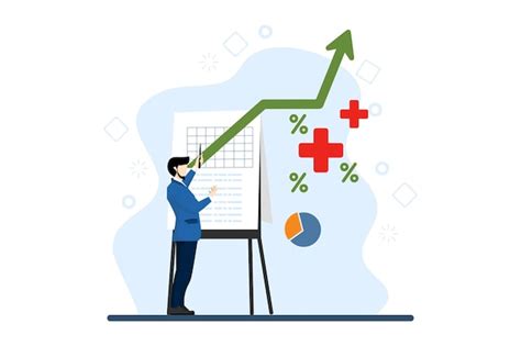 Ilustração Vetorial Do Conceito De Apresentação De Negócios Com