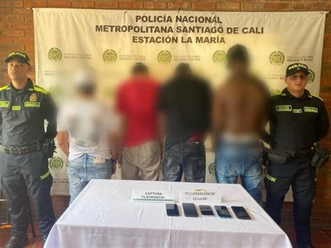 Cali Cuatro Delincuentes Capturados Tras Una Ola De Robos En La Vía A
