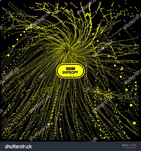 Abstract Science Technology Background Array Dynamic Stock Vector Royalty Free 732738988