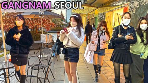 4k 겨울이 찾아온 압구정 로데오 거리 😎😎😎 세련된 압구정 로데오 거리를 함께 걸어주세요 Gangnamseoul