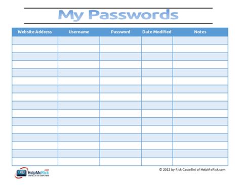 Start Your Password Tracking System Today Computer Help For Beginners