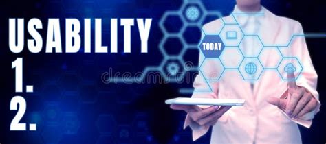 Text Sign Showing Usability Business Concept A Word Assosiated With How One Rates An Objects