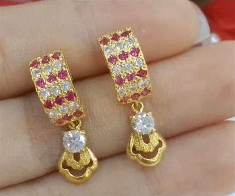 Small Gold Earrings Designs Simple Craft Idea