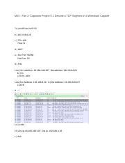 Decoding A TCP Segment In Wireshark Capture Step By Step Guide Course Hero
