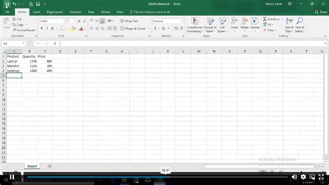 microsoft excel level 1 2 and 3 janets