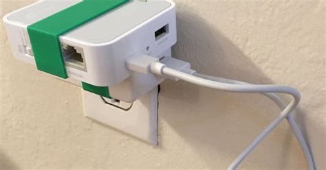 Tp Link Travel Router Bracket By Swimfar Download Free Stl Model Printables Com