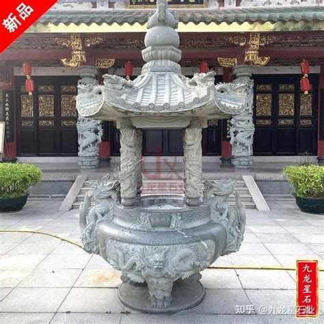 寺院石雕香炉雕刻细腻 造型多样 知乎