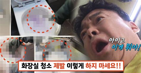 세상 하기싫은 화장실 청소 Xx를 쓰면 1년에 단 4번만 청소하면 됩니다