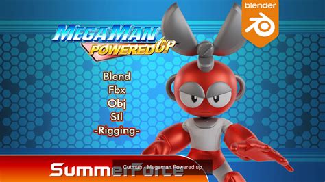 Megaman Powered up 3D Model Collection | CGTrader