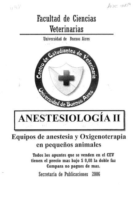 Anestesia Veterinaria UDocz