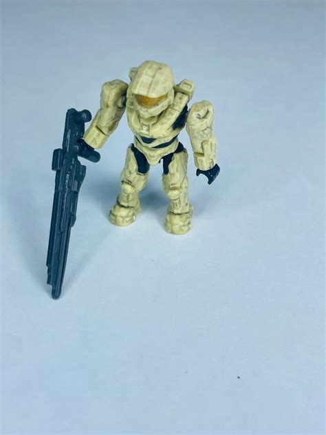 Halo Construx Mega Bloks Unsc Tan Spartan Enforcer Figure Cnk25