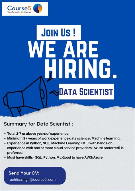 shruti mohan on linkedin hiring opportunity datasciencejobs