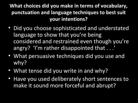 Statement Of Explanation Persuasive Ppt