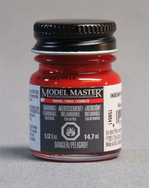 Testors Paint Model Master Insignia Red Enamel Oz Ml Tes New