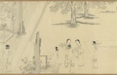 遇见七夕 明 仇英《乞巧图》织女