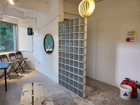 대구시청 부근 카페 대구유리블럭 무프레임 시공 현장 네이버 블로그