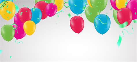 럭셔리 컬러 광택 헬륨 풍선 배경 생일 기념일 축하 파티 장식풍선 세트 벡터 일러스트 레이션 Eps10 개체 그룹에 대한 스톡