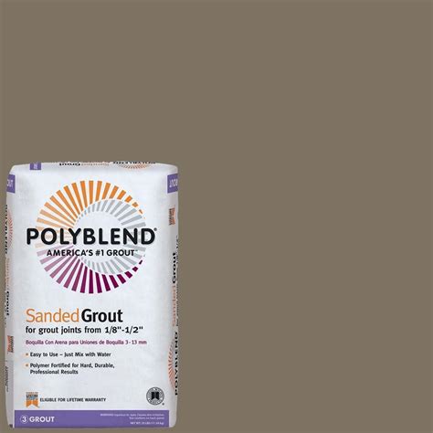 Custom Building Products Polyblend 541 Walnut 25 Lb Sanded Grout