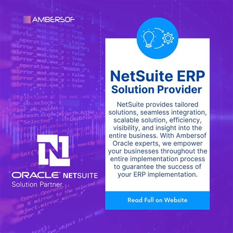 Pt Amber Solusi Internasional On Linkedin Netsuitepartner Erpexperts