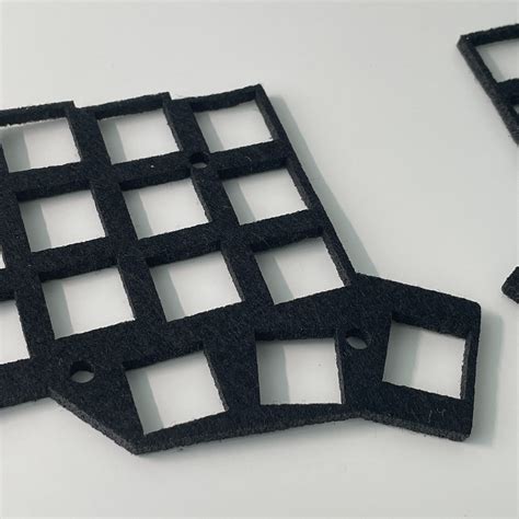 Buy Clear Acrylic Case Kit With Fabric Middle Plates For Corne Keyboard V Crkbd MX