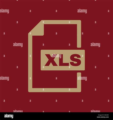 Licône Xls Format De Fichier Symbole Télévision Vector Illustration