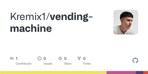 github kremix1 vending machine