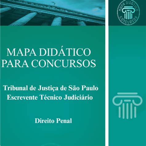 Mapa Didático Direito Penal para TJ SP Escrevente Técnico Judiciári