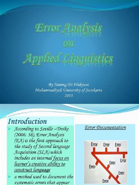 error analysis pdf
